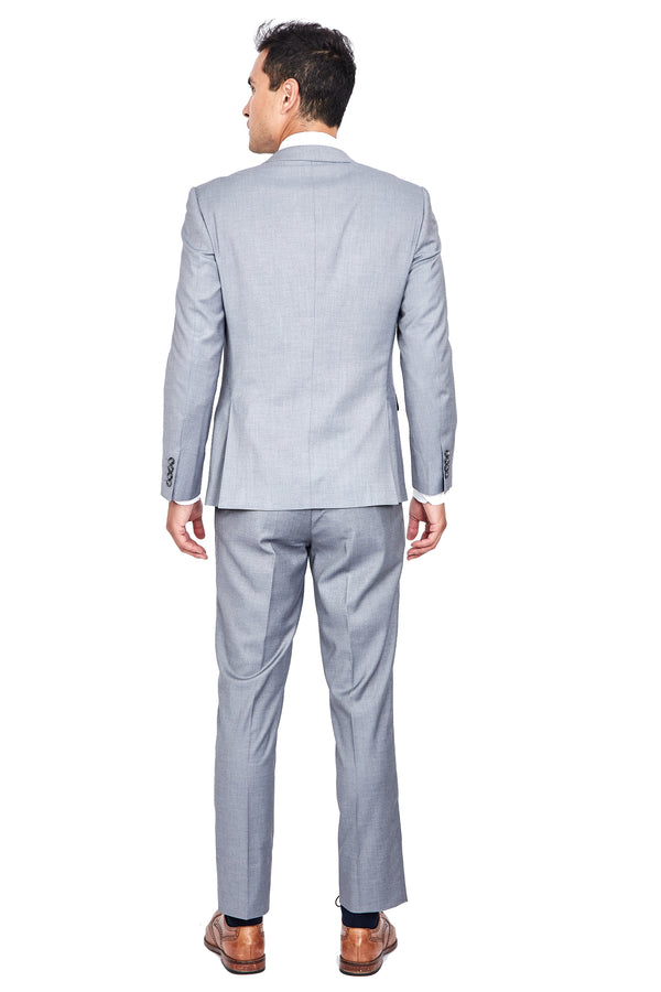 Stretch Suit-Light Grey - The Suit Spot